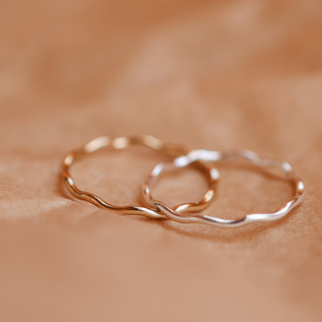 Flow • Wave Stacking Ring | Simple Rings | KBN Jewellery